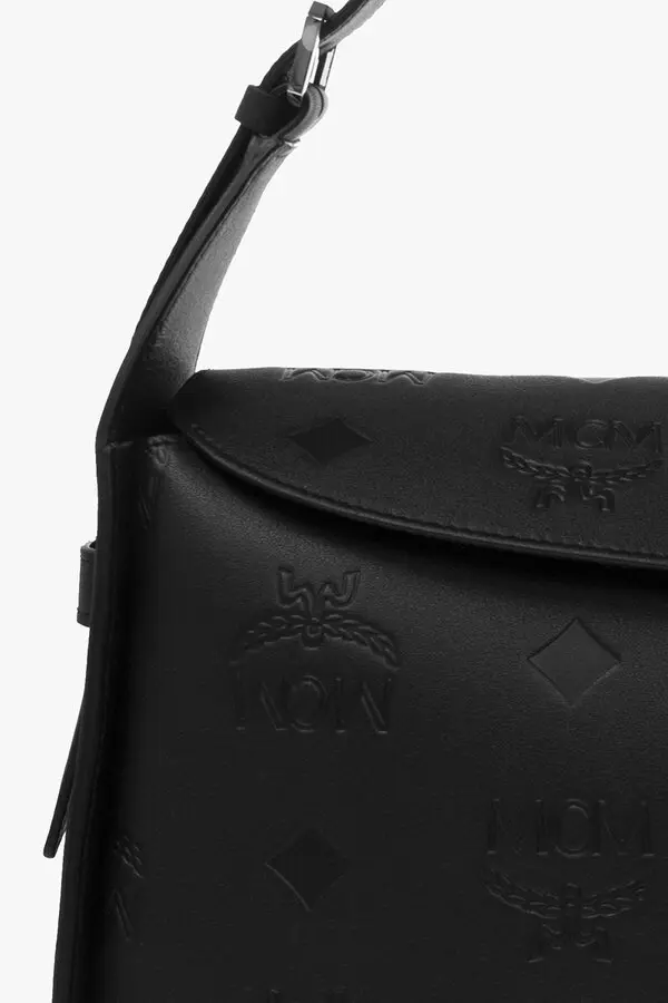 Mcm Large Aren Hobo Leather Tote Bag