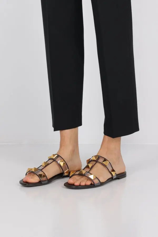 Valentino Garavani Rockstud Flat Sandals