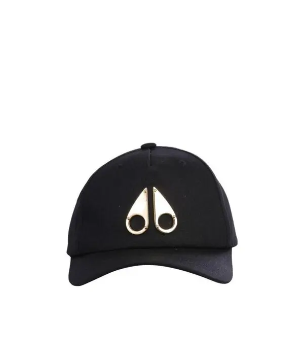 Moose Knuckles Metallic Logo Icon Cap - Black
