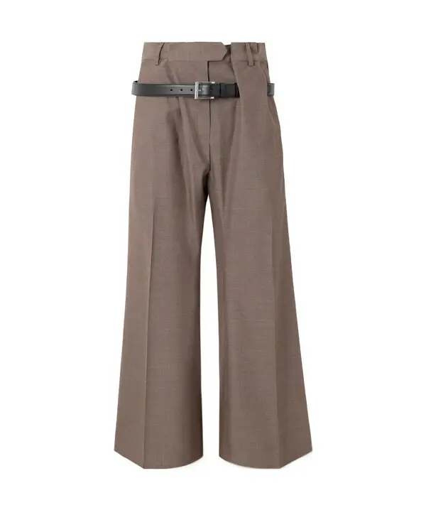 Acne Studios Belted Wide-leg Trousers
