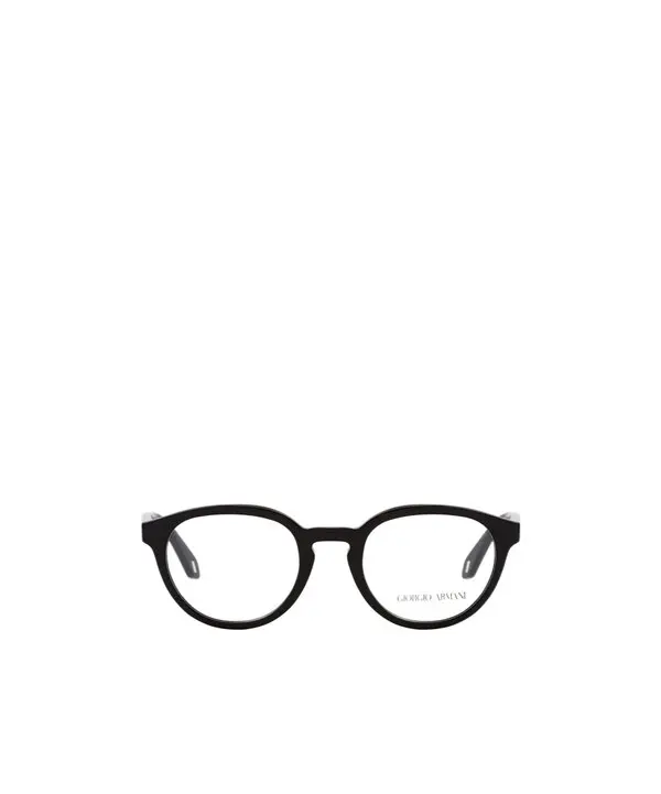 Giorgio Armani Round Frame Glasses - Black