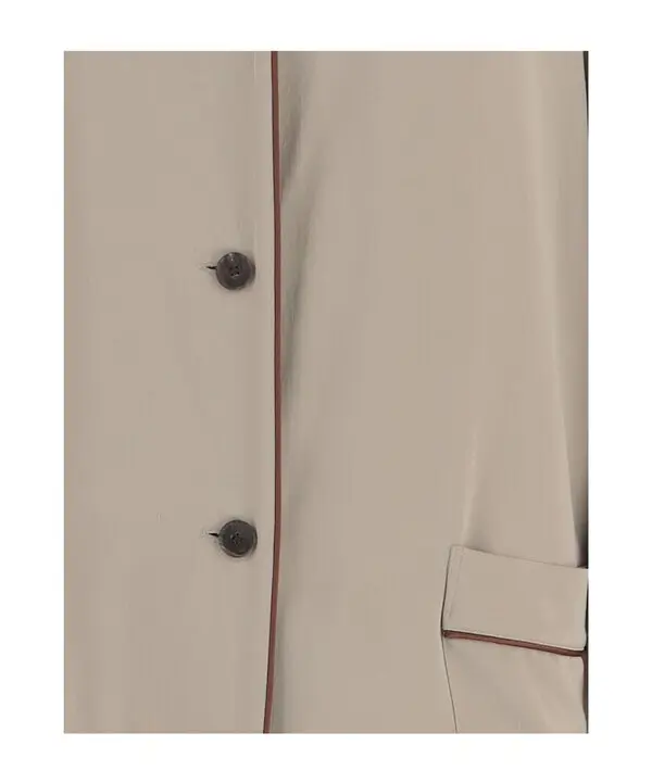 THE ROW Long Sleeve Shirt With Classic Collar And Pockets