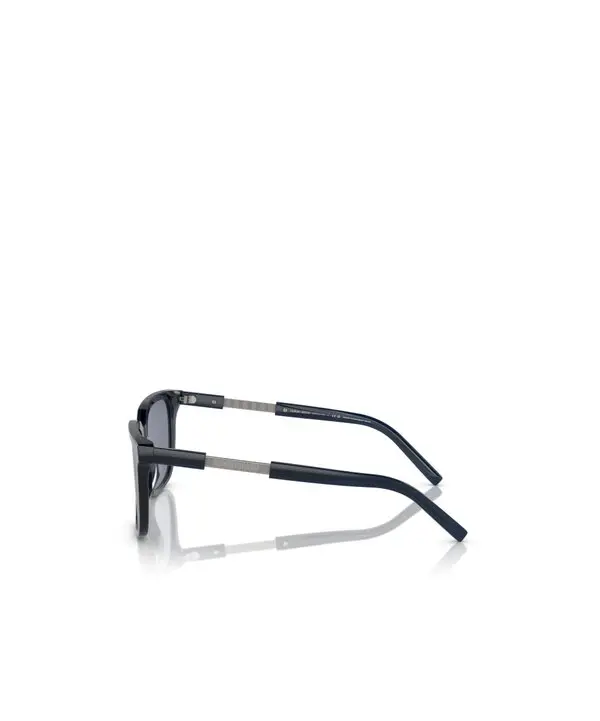 Giorgio Armani Full-rim Logo Sunglasses - Gray
