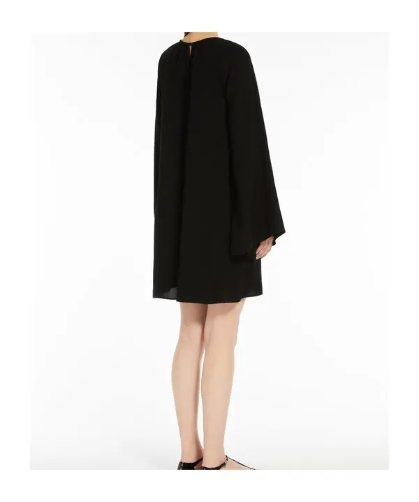 Max Mara Madia Crewneck Dress With Pleated Details