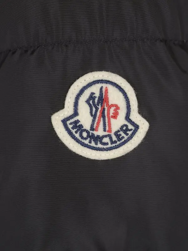 Moncler Avocette Hooded Long Puffer Jacket - Black