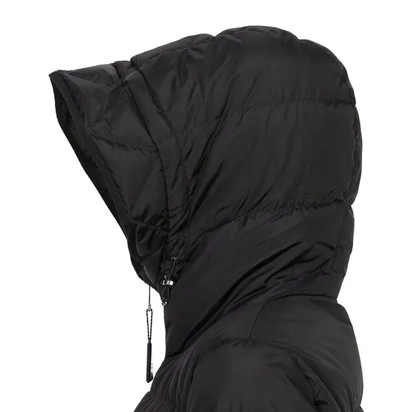 Moncler Avocette Hooded Long Puffer Jacket - Black