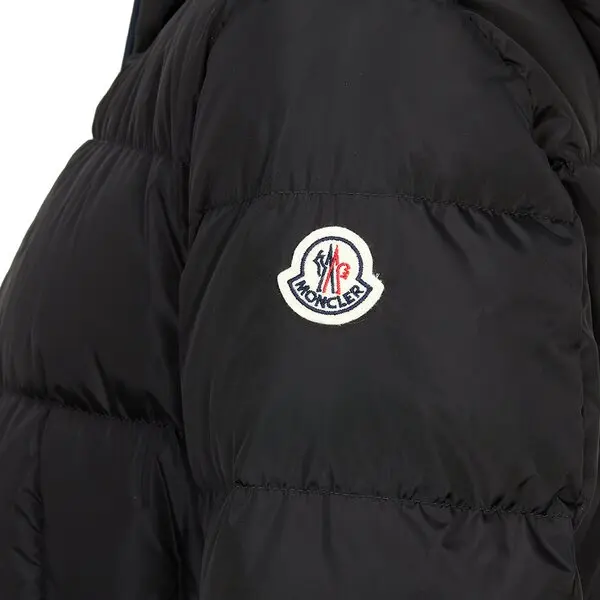 Moncler Avocette Hooded Long Puffer Jacket - Black
