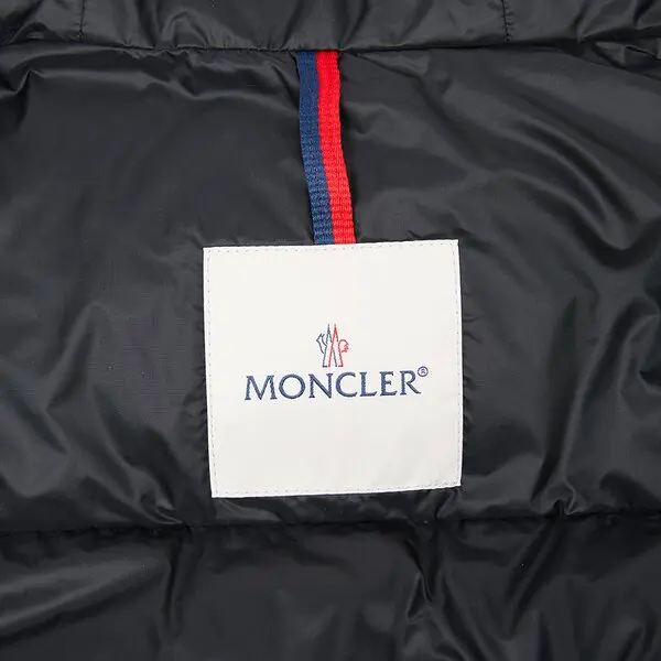 Moncler Avocette Hooded Long Puffer Jacket - Black
