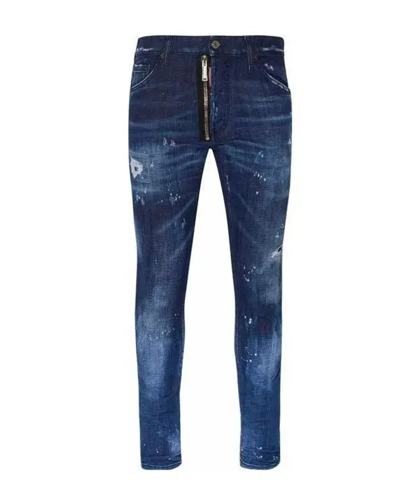 Dsquared2 Cool Guy Distressed Straight-leg Jeans - Black