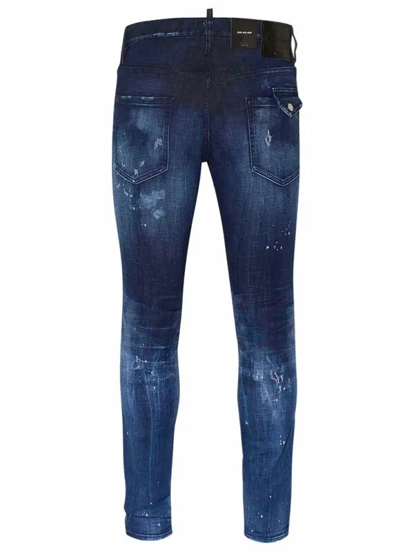 Dsquared2 Cool Guy Distressed Straight-leg Jeans - Black