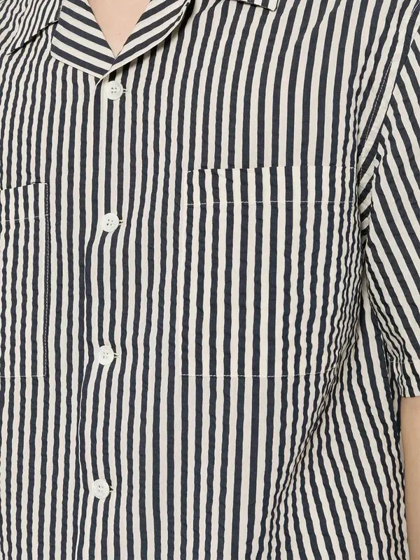 Barena Venezia Striped Seersucker Shirt