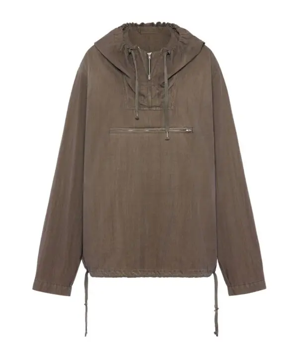 MAISON MARGIELA Caban Hoodie - Brown