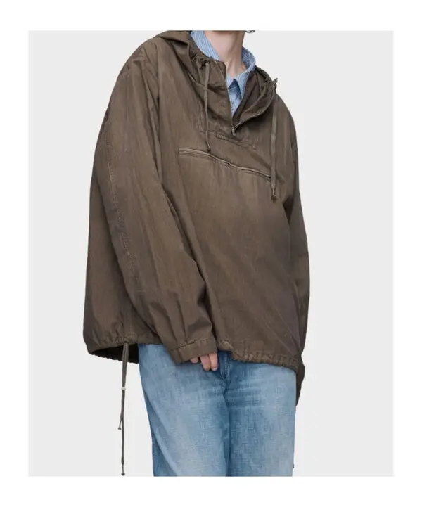 MAISON MARGIELA Caban Hoodie - Brown