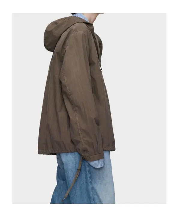 MAISON MARGIELA Caban Hoodie - Brown