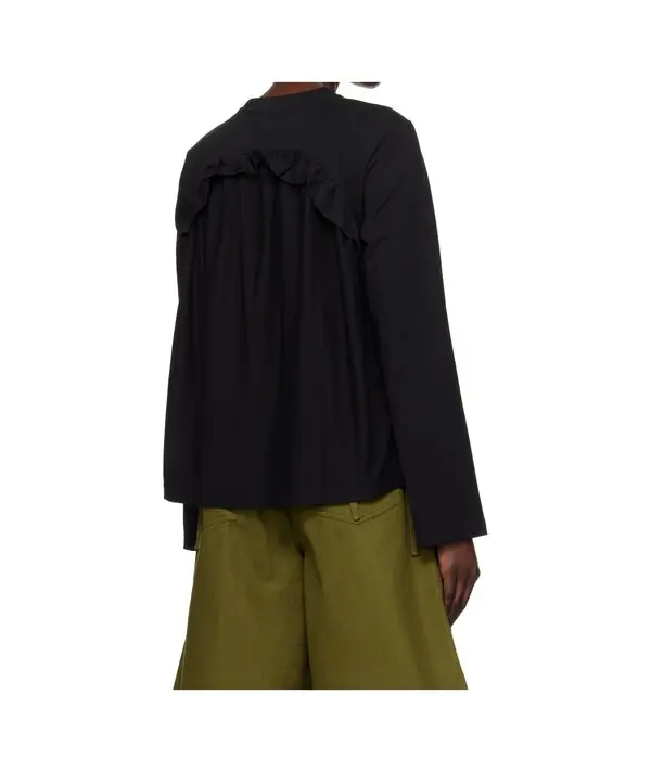 Cecilie Bahnsen Alva Ruffled Crewneck T-shirt