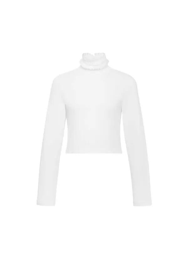 Alaïa Cropped T-shirt - White