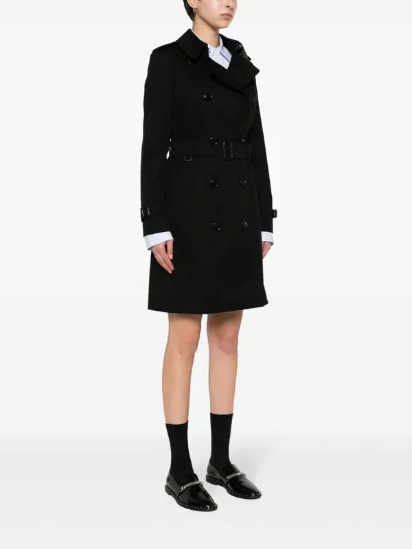 Burberry Double Breasted Belted Trench Coat