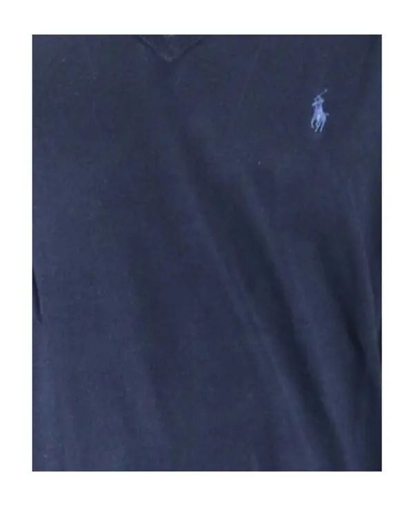 Polo Ralph Lauren V-neck Knitted Jumper With Embroidered Logo