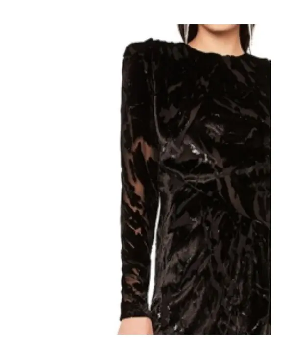 Saint Laurent One-word Collar Dress With Asymmetrical Details