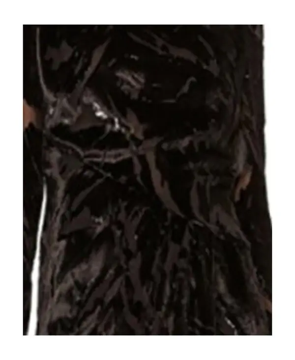 Saint Laurent One-word Collar Dress With Asymmetrical Details