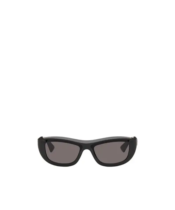 Bottega Veneta Rectangular Frame Sunglasses - Black