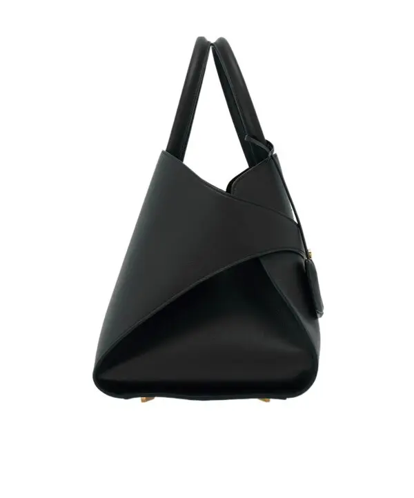 FERRAGAMO Gancini Logo Tote Bag - Black