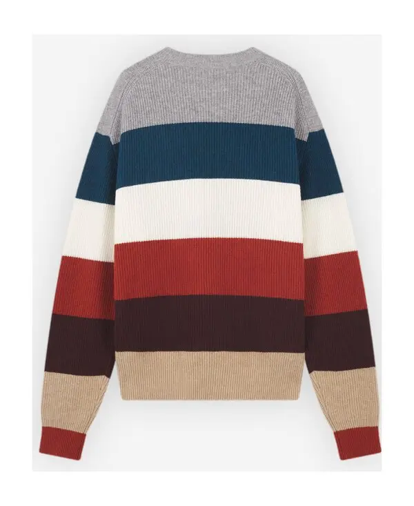 Maison Kitsuné Striped Knit Jumper