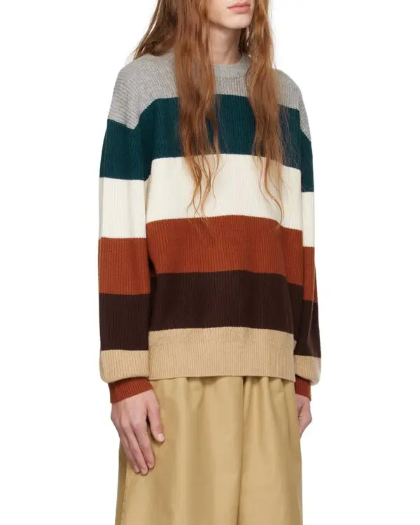 Maison Kitsuné Striped Knit Jumper