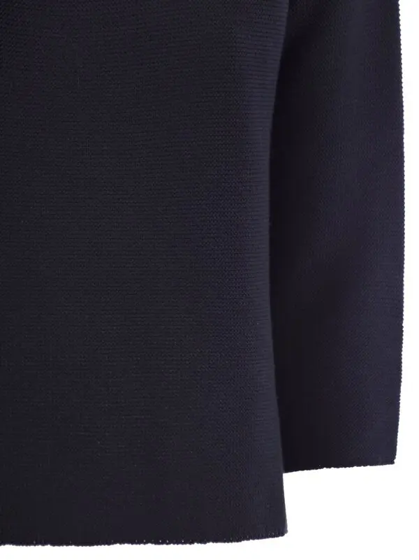 Max Mara Relaxed Fit Knitted Jumper - Navy Blue