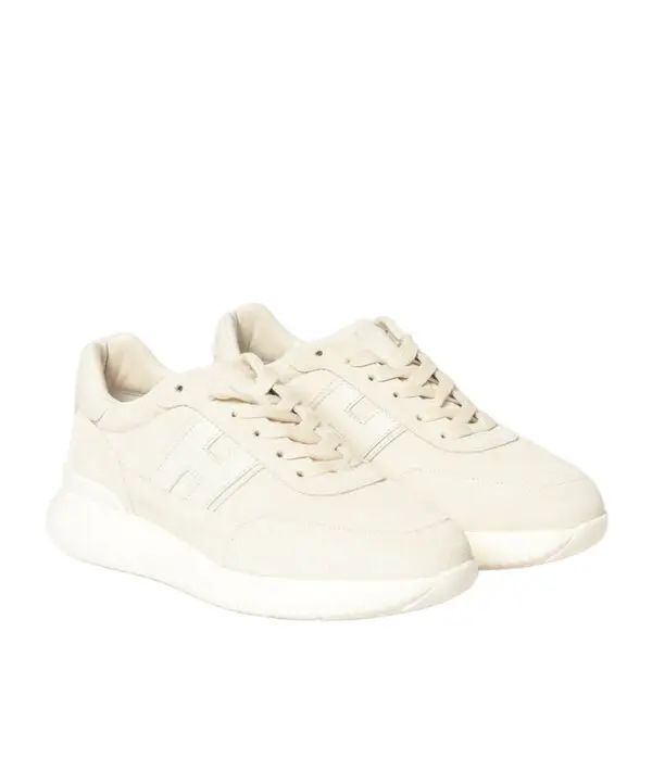 Hogan Logo Detail Sneakers - White