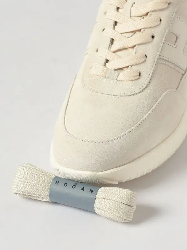 Hogan Logo Detail Sneakers - White