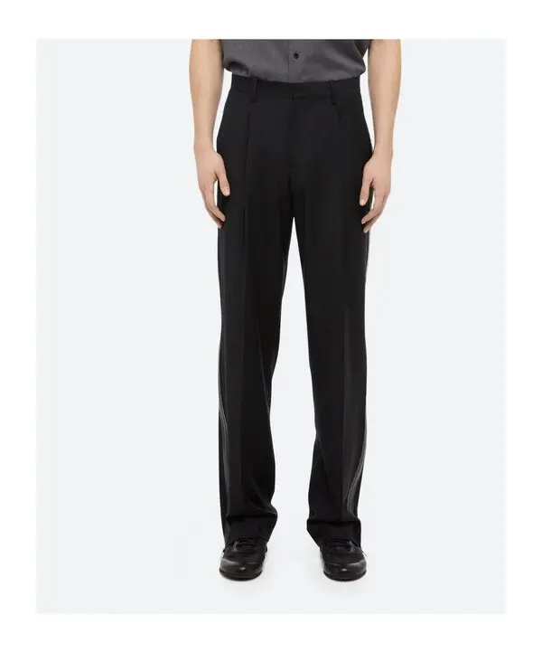 Helmut Lang Zip Detail Pleated Trousers