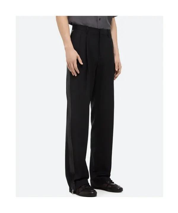 Helmut Lang Zip Detail Pleated Trousers