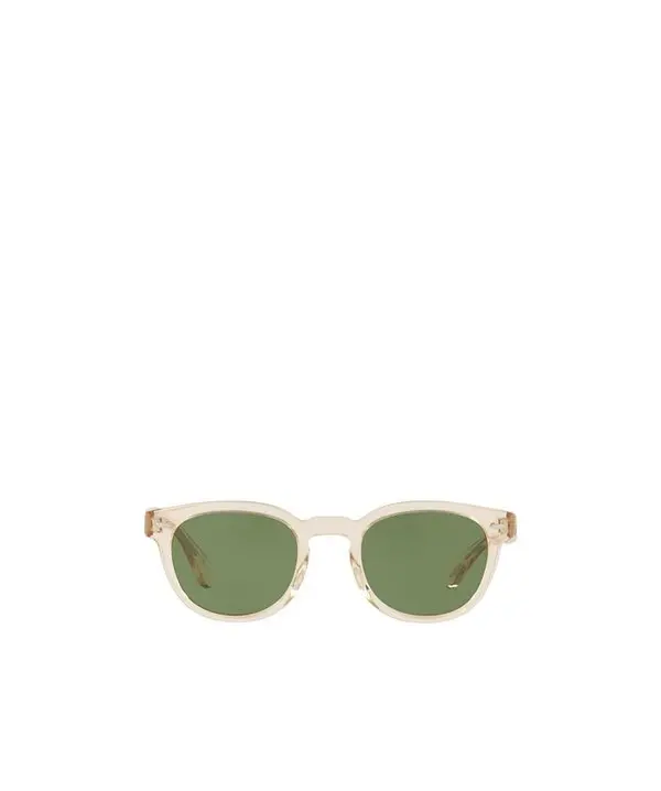 Oliver Spencer Round Acetate Sunglasses - Green