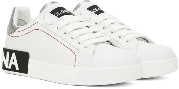 Dolce & Gabbana Portofino Low-top Sneakers - White