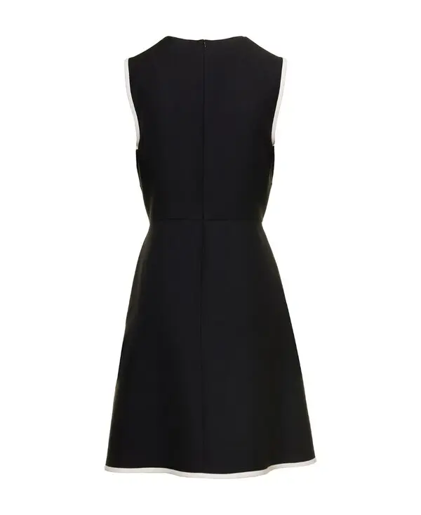 Valentino Garavani Sleeveless Crewneck Dress With Stud Detailing