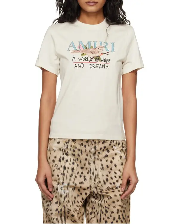 Amiri A World Of Hope And Dreams" Graphic T-shirt