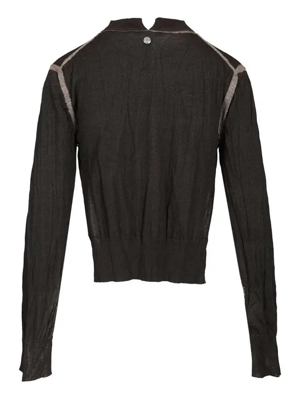 Acne Studios Wrinkled V-neck Jumper - No