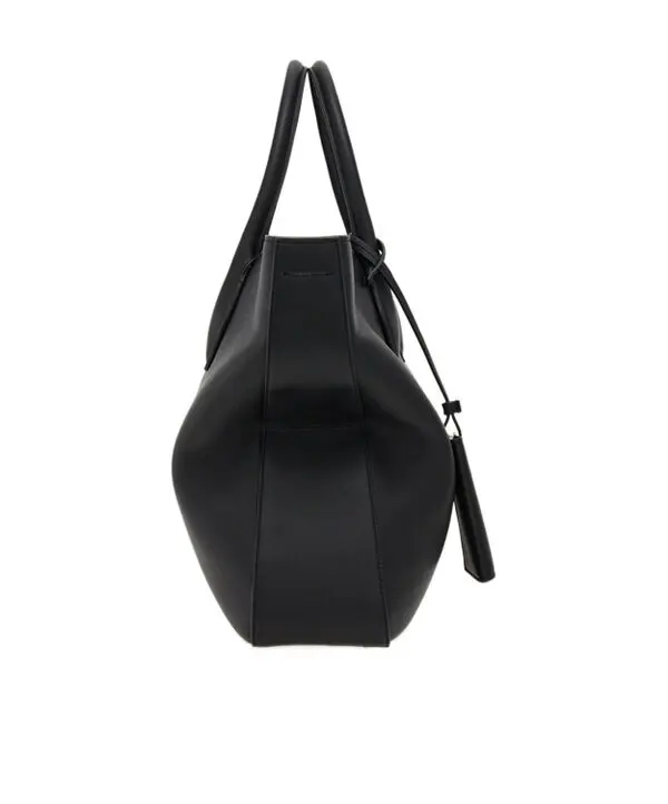 FERRAGAMO Monogram Structured Leather Tote Bag