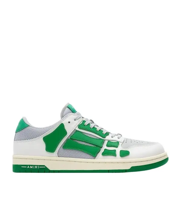 Amiri Skel-top Leather Sneakers - Green