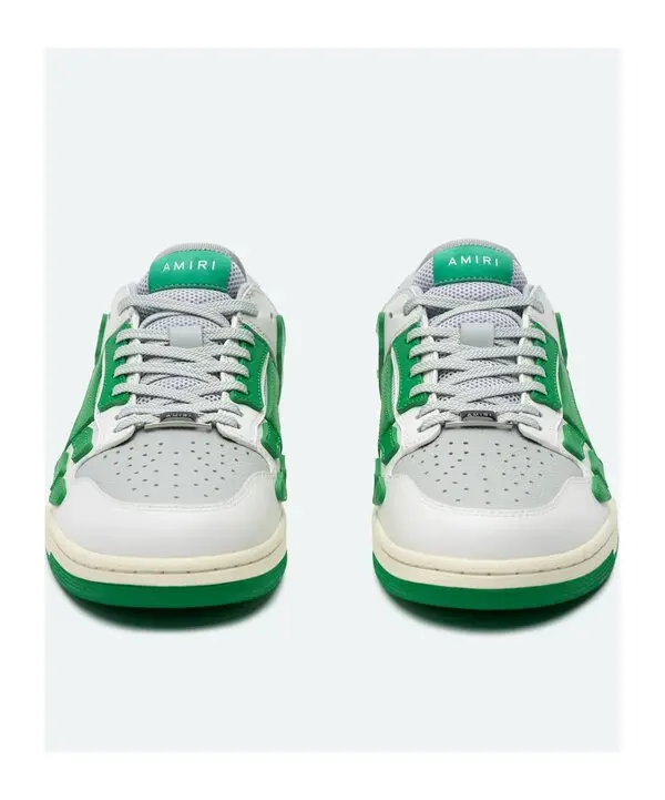 Amiri Skel-top Leather Sneakers - Green
