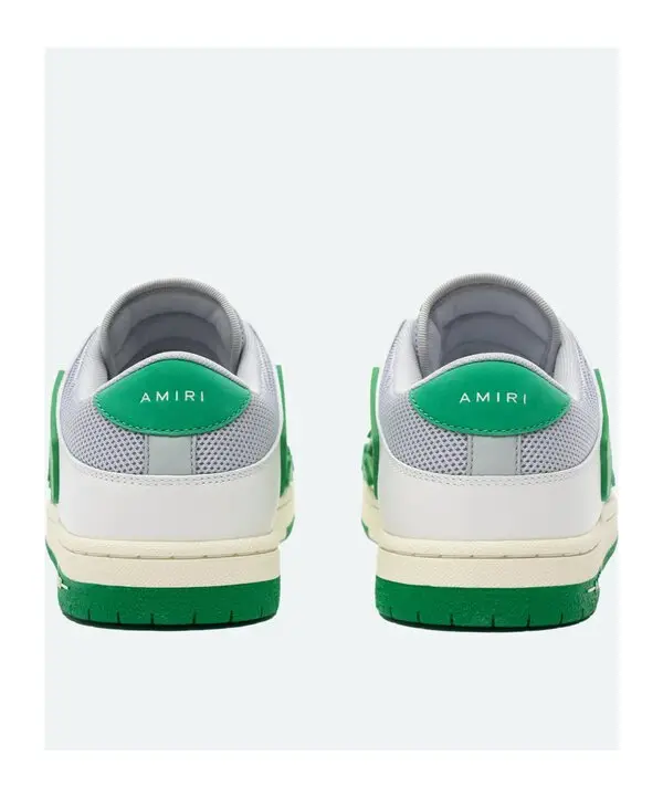 Amiri Skel-top Leather Sneakers - Green