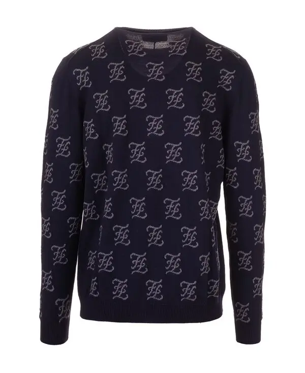 Fendi Ff Logo Pullover