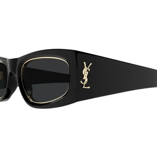Saint Laurent Rectangle Frame Sunglasses - Black