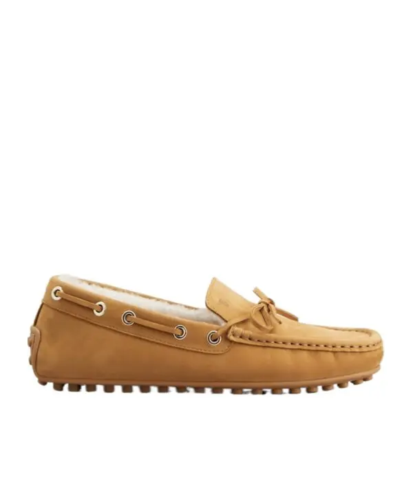 TOD'S City Gommino Loop Lace Loafers - Brown