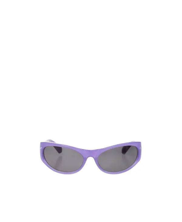 Off-White Napoli Oval Frame Sunglasses - Purple
