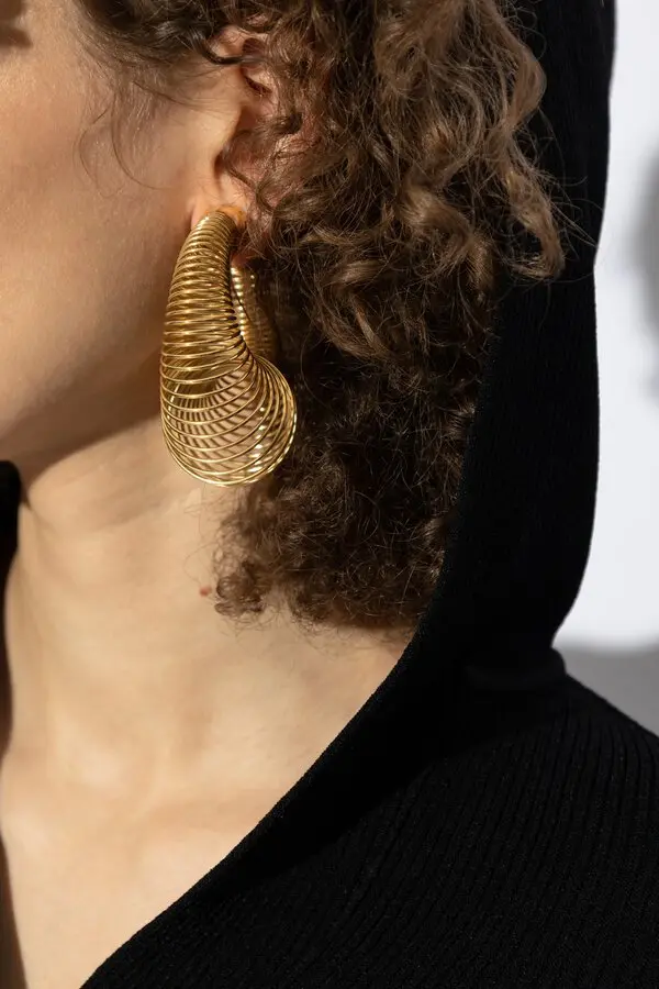 Alaïa Spiral Earrings - Yellow