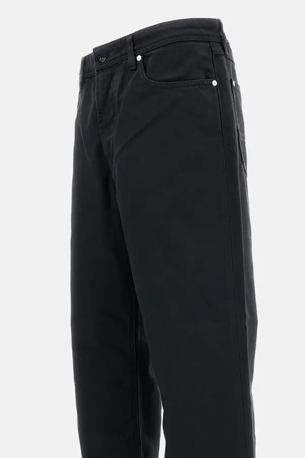 Stone Island Logo Patch Straight-leg Pants
