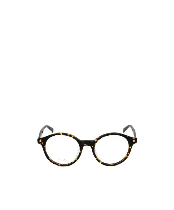 Max Mara Oval Frame Glasses - Black