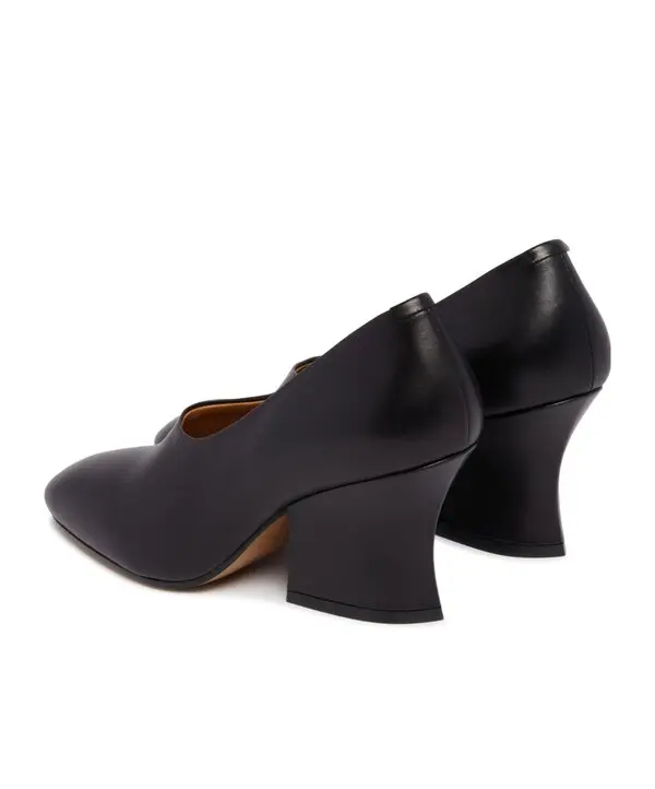 JIL SANDER Slip-on Pumps With Round Toe And Chunky Heel